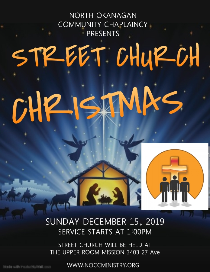 3rd Annual Street Church Christmas North Okanagan Community Chaplaincy